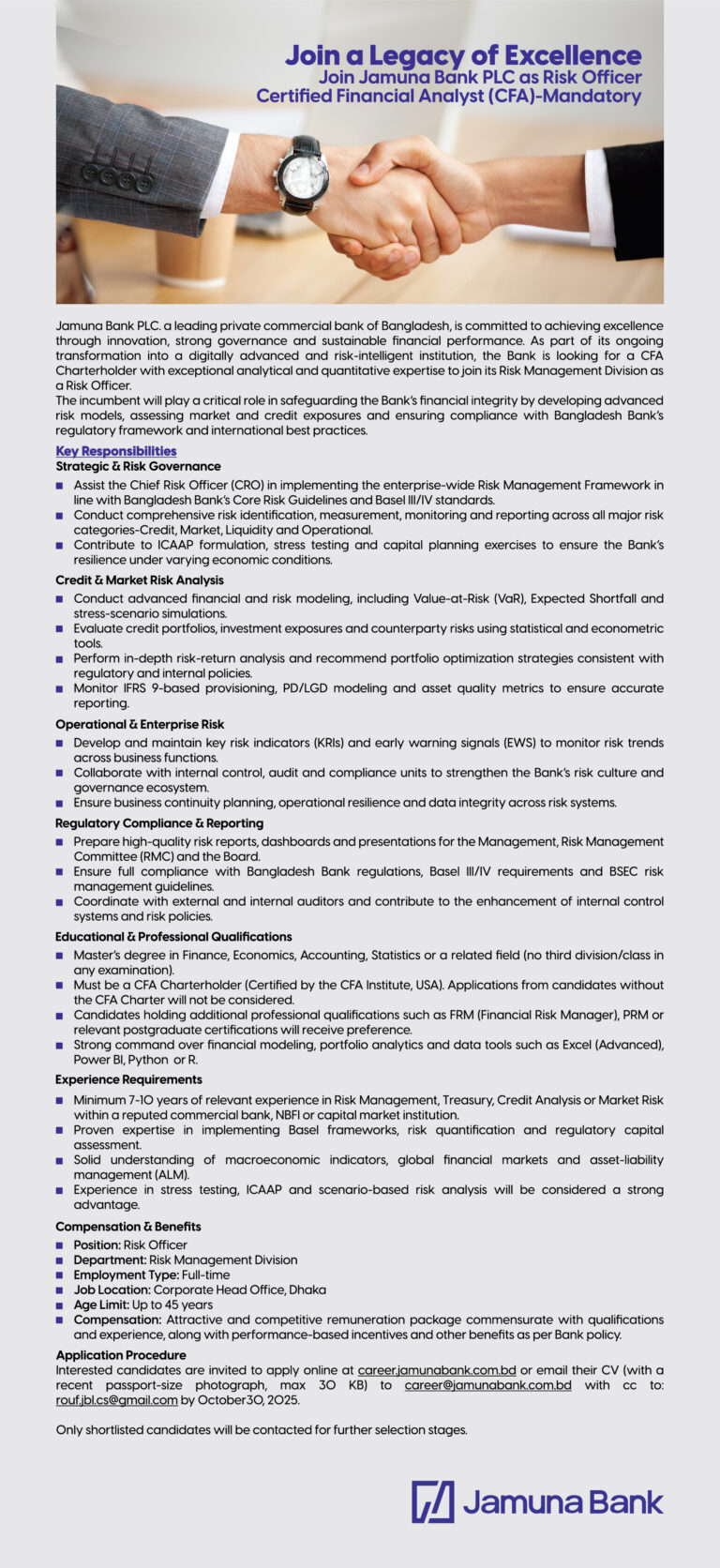 Careers – Jamuna Bank